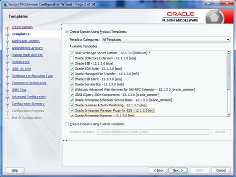 soa 12c create weblogic server compact domain oracle fusion middleware blog