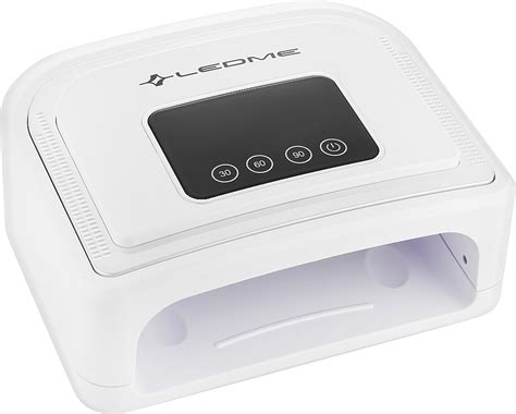 Ledme 5В Silver Лампа для маникюра Led Uv 120w с аккумулятором серебристая купить по лучшей