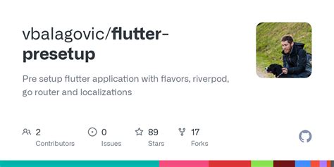 Github Vbalagovic Flutter Presetup Pre Setup Flutter Application With Flavors Riverpod Go