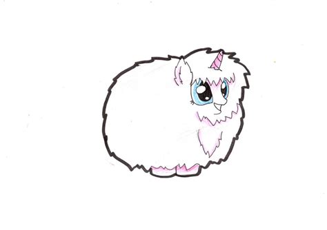 A Drawing A Day Day 19 Pink Fluffy Unicorn By Maythedragonlord On DeviantArt