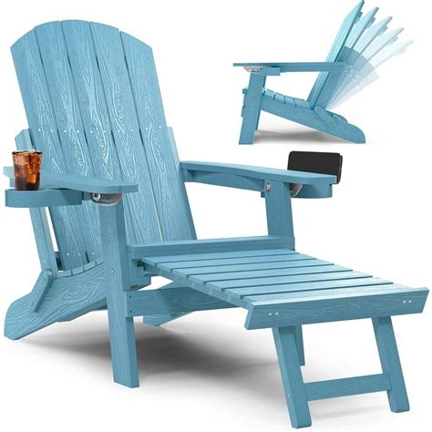 Reviews For Yefu Blue Outdoor Weather Resistant Folding Adirondack
