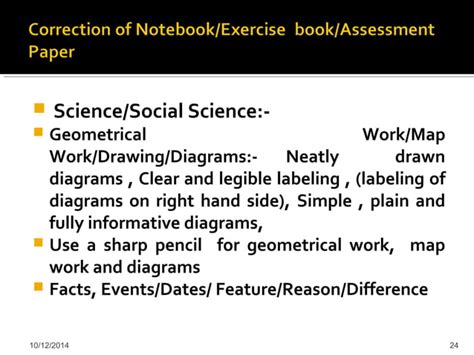 Notebook Correctionexercise Book Correction Methods Ppt