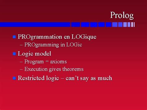 introduction to prolog facts questions rules atoms variables
