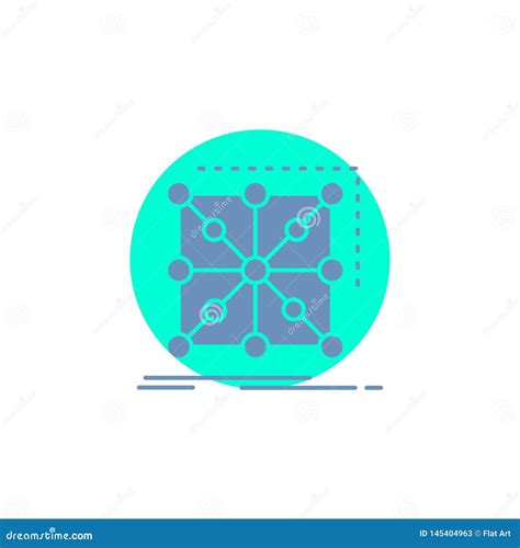 Data Framework App Cluster Complex Icon Glyph Vector Gray Symbol For Ui And Ux Website Or