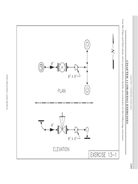 Pipe Drafting Exercise Geometry Space