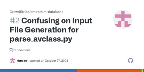 Confusing On Input File Generation For Parse Avclass Py · Issue 2 · Crowdstrike Embersim