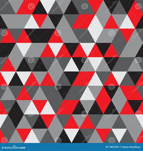 Vector Seamless Pattern Modern Stylish Texture Repeating Geometric Background Stock