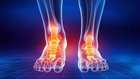 Cinema 4d Rendering Of Human Leg Bones And Joint Diseases Premium Ai Generated Image