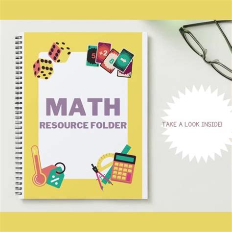Math Resource Folder By Insightful Resources Tpt