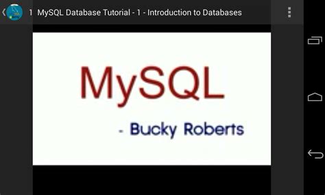 Learn Mysql Database Tutorials Apk For Android Download
