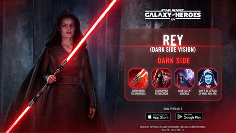 Swgoh Rey Dark Side Vision Kit Details And Strategy