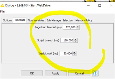 Selenium Start Web Driver Web Browser Waiting But Not Working Community Extensions Knime