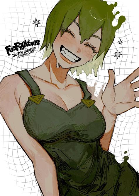 Foo Fighters Jojo No Kimyou Na Bouken And More Drawn By Neg Asu Danbooru