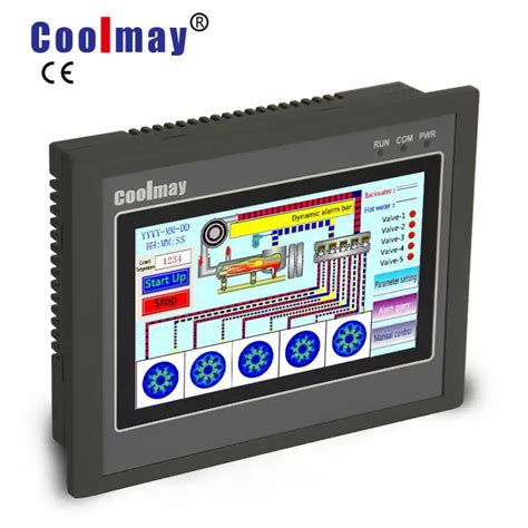 Hmi Integrated With Plc Programmable Logic Controller