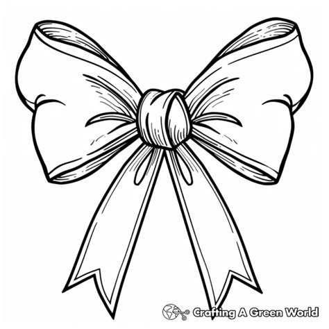 Bow Coloring Page