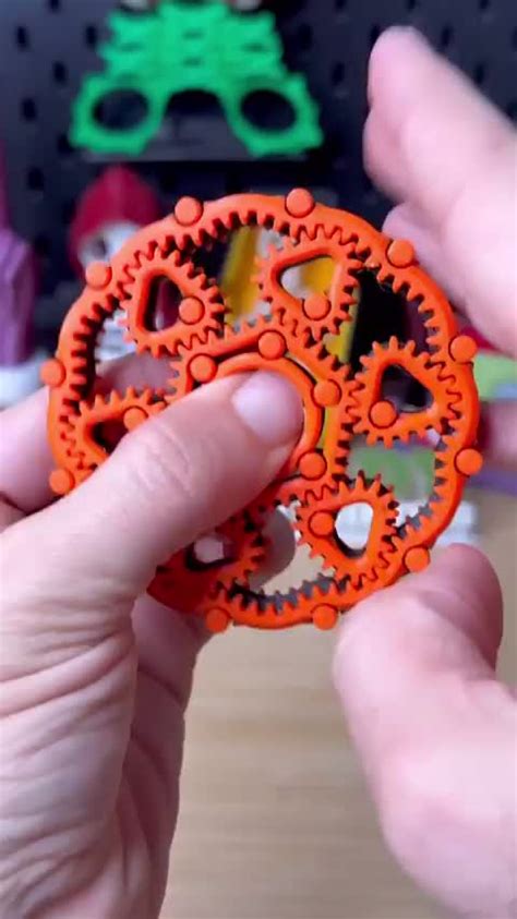 3d Printed Geometric Planetary Gears Fidget Spinner By G Man Projects