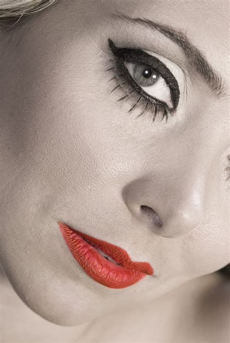 Dramatic Make Up Stock Image Image Of Pretty Eyes Girls 4101463