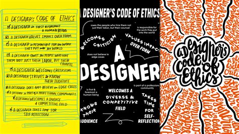 7 Designers Draw Their Code Of Ethics