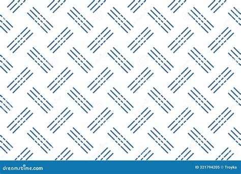 Dash Lines Mosaic Seamless Pattern Creative Broken Line Endless Wallpaper Vintage Dashes Motif
