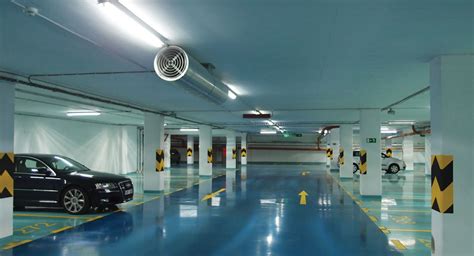 Impulse Fan For Parking Garage Ventilation Fire Curtain Technologies