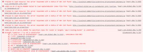 Sapui SAP Ui Router Error When Initiating The Sap F Router Stack Overflow