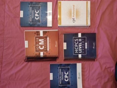 2019 Aapc Medical Coding Training Cpc Cpt Hcpcs Icd 10 Cm Expert Book Bundle Lot Ebay