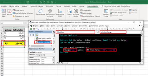 Fórmulas Em Vba Com Objeto Worksheetfunction Excel Excel Smart