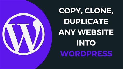 how to migrate and clone the wordpress duplicator plugin youtube