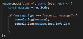 Node Js Receive Message Request Via Whatsapp With Webhook Stack Overflow