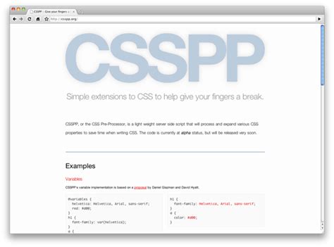 8 Css Preprocessors To Speed Up Web Development Time Santanus Blog