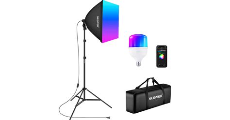 Neewer Nk800 Rgb Bulb With Softbox Kit 2 X 2 66605317 Bandh