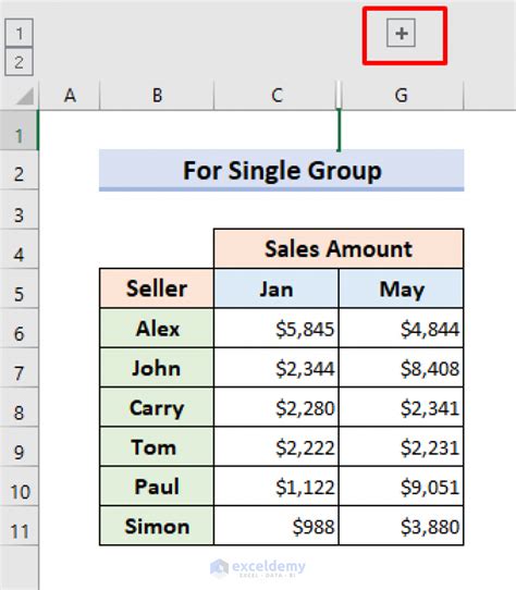 How To Hide Columns In Excel With Minus Or Plus Sign 2 Quick Ways