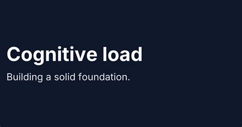 Cognitive Load Sudhis User Guide