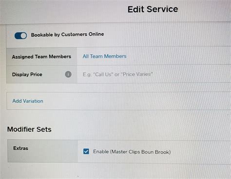 Solved How Do I Create A Modifier For My Square Online St The