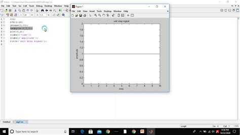 Explanation Of Unit Step And Ramp Signal In Tamil Using Matlabmatrix Laboratory Youtube