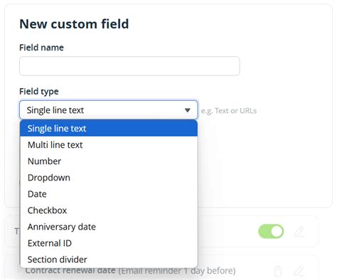 custom fields in onepagecrm simple crm for small business