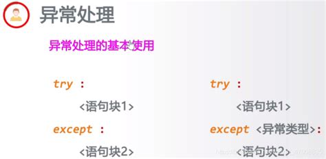 Python程序异常处理：try、except、else、finally，捕获指定异常类型、捕获多个异常类型、捕获所有异常类型、捕获异常信息