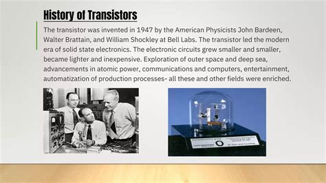 Transistors Physics Project Pptx