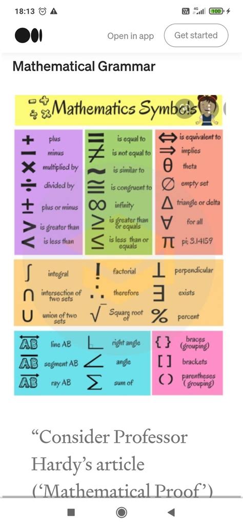 Mathematical Notation