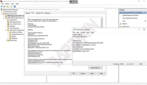 microsoft deployment toolkit mdt configuration windows installation