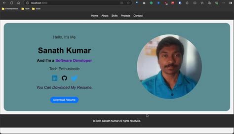sanath kumar pokala on linkedin reactjs frontenddeveloper portfolio