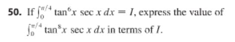 Solved If Integral L Pi Tan X Sec Xdx I Express The Chegg Com