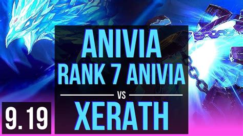 Anivia Vs Xerath Mid Rank 7 Anivia 3 Early Solo Kills Kda 924