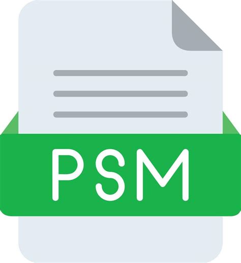 Psm File Format Line Icon 28642700 Vector Art At Vecteezy