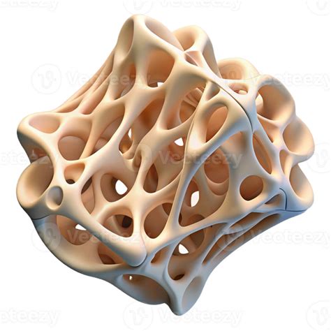 Beautiful Classic Artificial Bone Structure Bio Printed Intricate Lattice High Resolution
