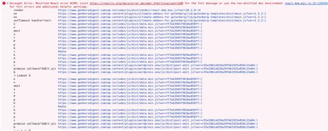 Wordpress Block Editor Gutenberg Crashes With Unexpected Error When Editing Text Heading
