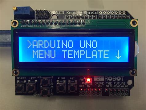 Arduino Uno Menu Template 3 Steps Instructables