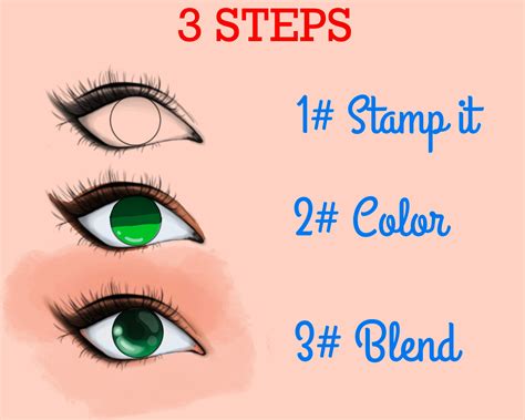 14 Procreate Eyes Stamp Procreate Eye Brush Etsy