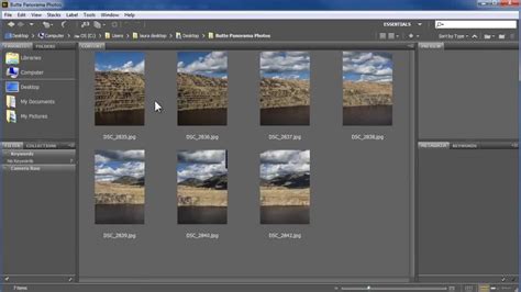 Adobe Learn 학습 Photoshop 여러 사진으로 파노라마 만들기