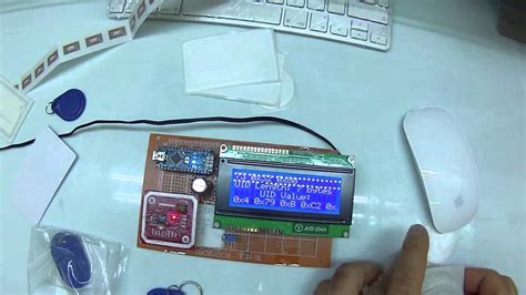 Nfc Reader With Arduino Nano And Lcd Display 20x4 3 Agu 2014 Youtube